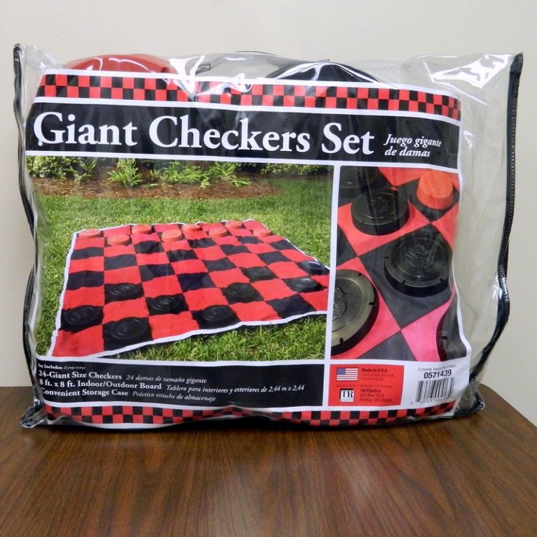 Giant Checkers Game | $99 + $5 UPS shipping!